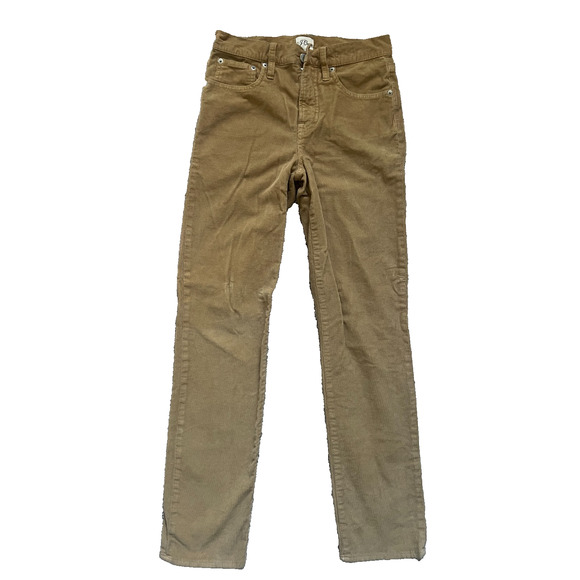 J. Crew | Jeans | J Crew Vintage Slim Straight Corduroy Khaki W26 Tall ...